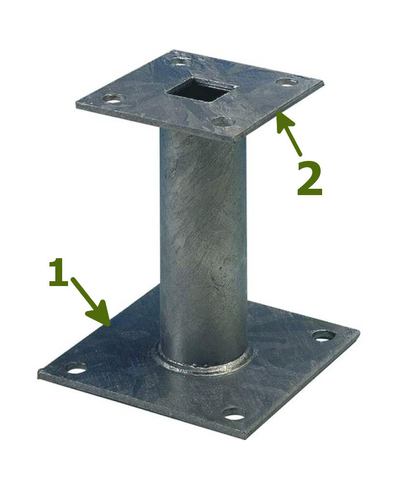Fixation Poteau Bois Dalle Béton – YDFQN