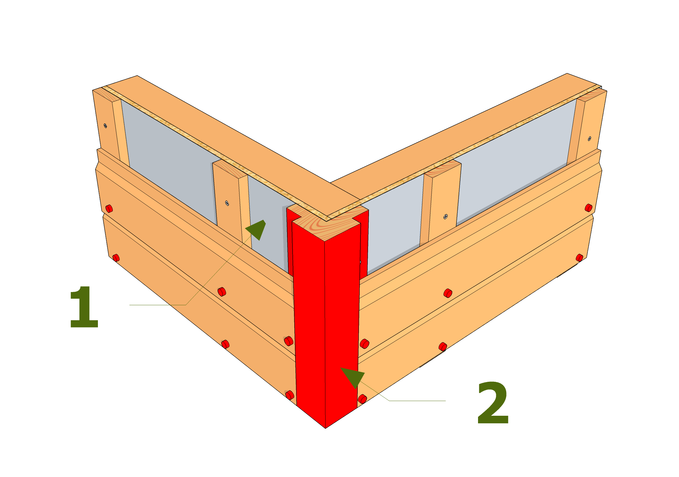 Les finitions d'angle - Les guides de la Construction Bois