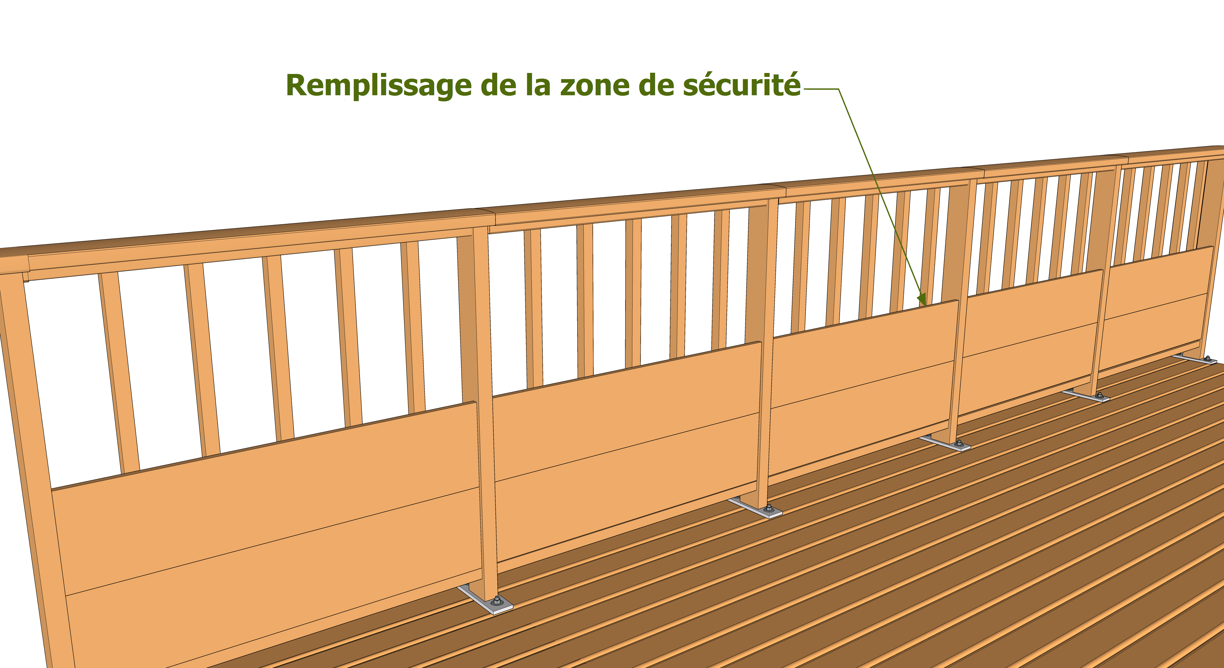 Rambarde et garde-corps - Les guides de la Construction Bois