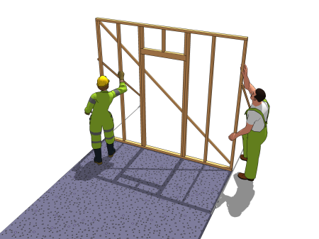 Le montage des murs - Les guides de la Construction Bois